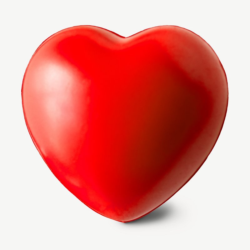 Heart shape collage element psd | Premium PSD - rawpixel