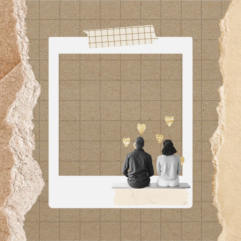 Couple aesthetic frame, instant film | Premium Photo - rawpixel