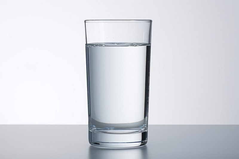 Glass drink water white background. | Premium Photo - rawpixel