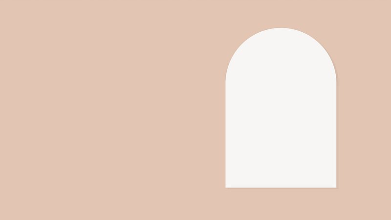 Beige arch frame desktop wallpaper | Free Vector - rawpixel