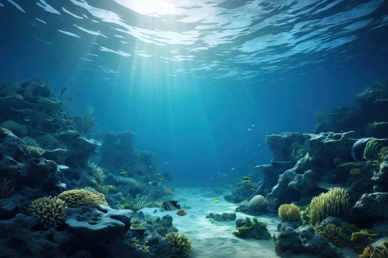 Lone fish in the sea | Free Photo - rawpixel