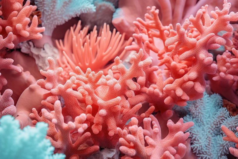 Coral backgrounds underwater nature. AI | Free Photo - rawpixel