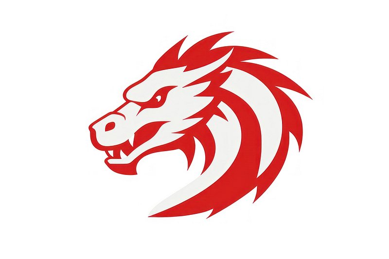 Dragon logo red dynamite. AI | Free Photo Illustration - rawpixel