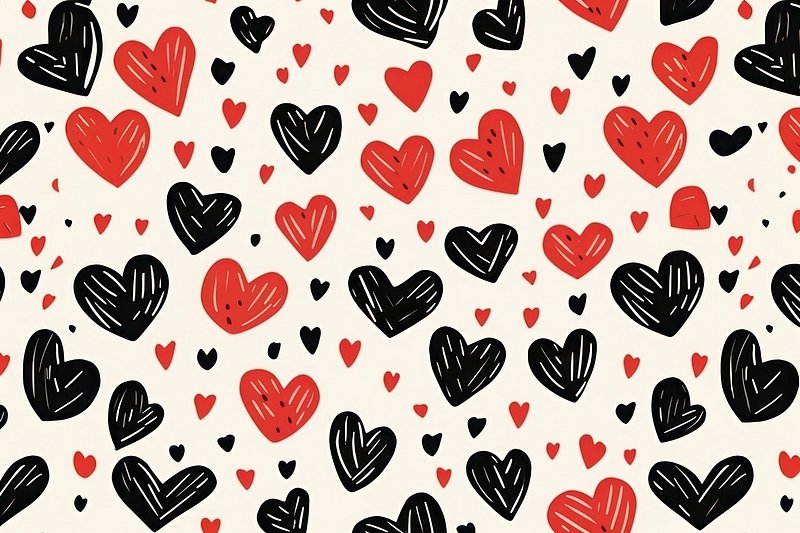 Heart pattern backgrounds creativity. AI | Premium Photo Illustration ...