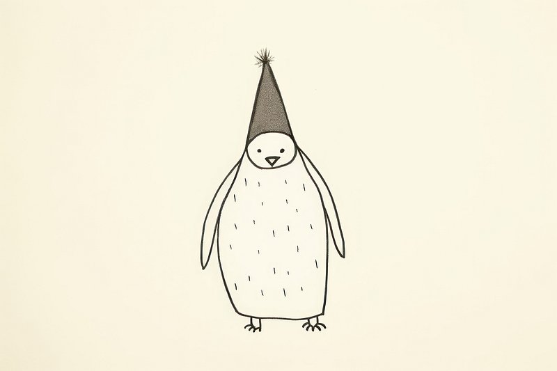Penguin Outline Images | Free Photos, PNG Stickers, Wallpapers ...