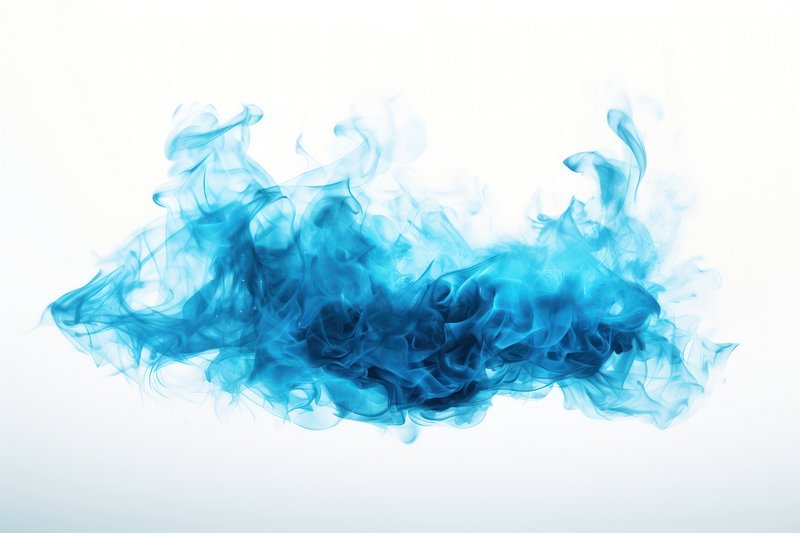 Blue fire smoke blue backgrounds. | Free Photo Illustration - rawpixel