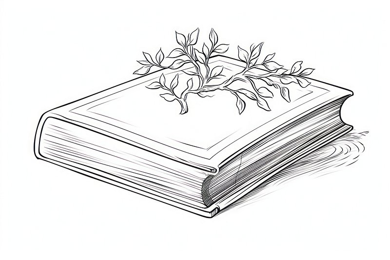 Book publication drawing sketch. AI | Free Photo Illustration - rawpixel