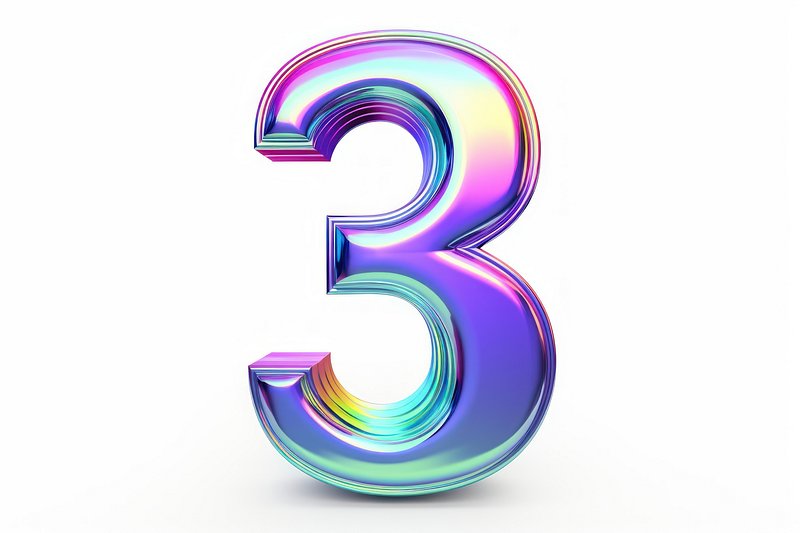 PNG Alphabet number 3 shape | Premium PNG - rawpixel