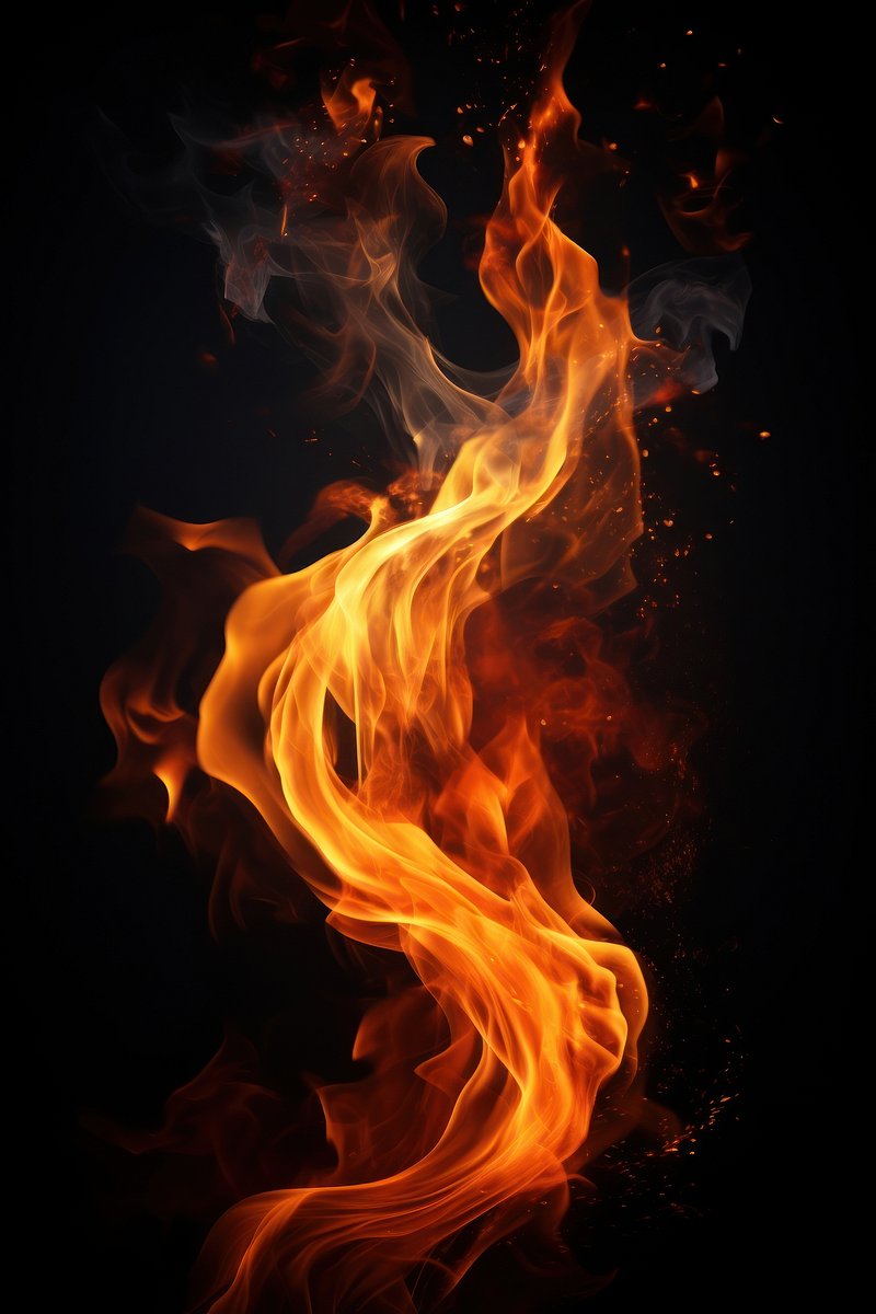 PNG Flame fire black background | Free PNG - rawpixel