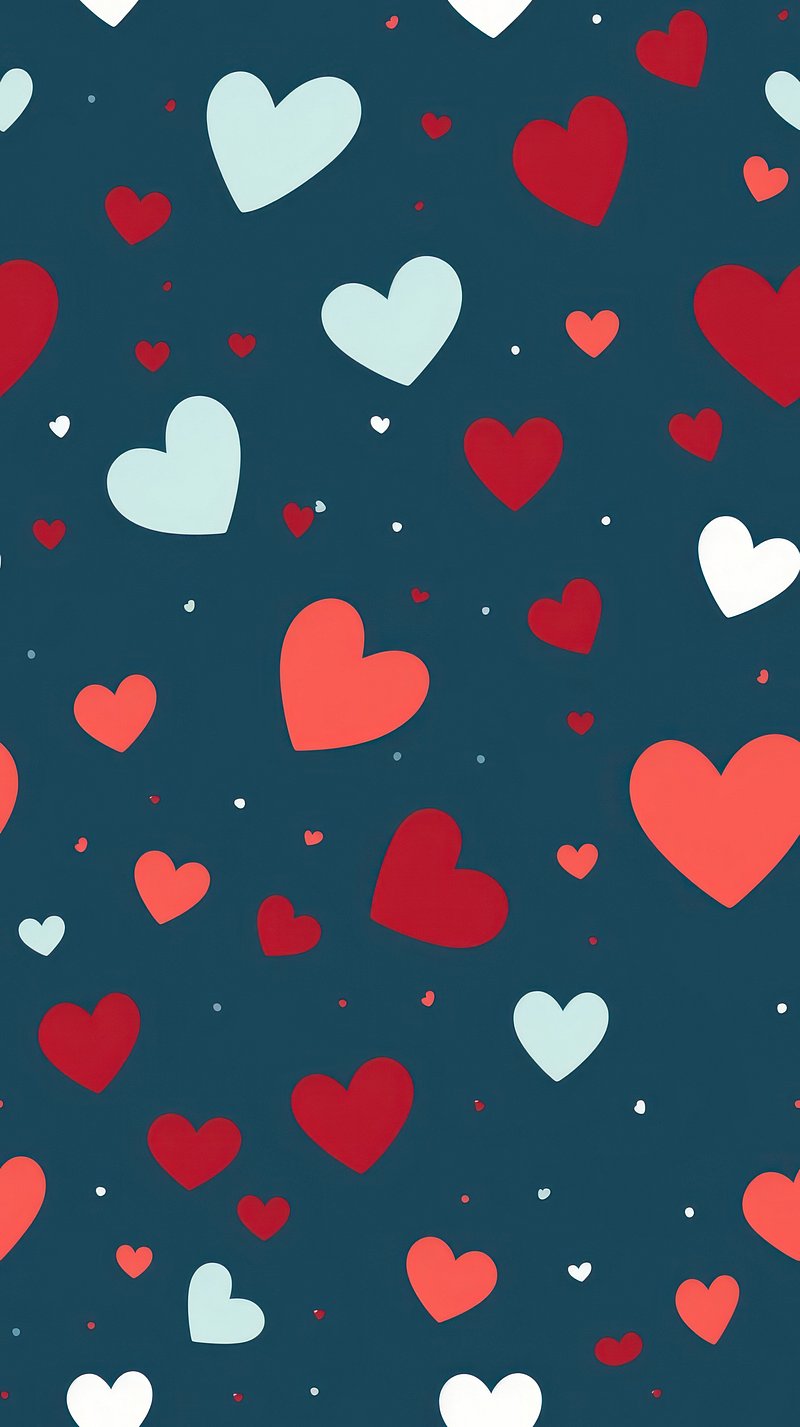Heart pattern backgrounds abstract. AI | Premium Photo Illustration ...