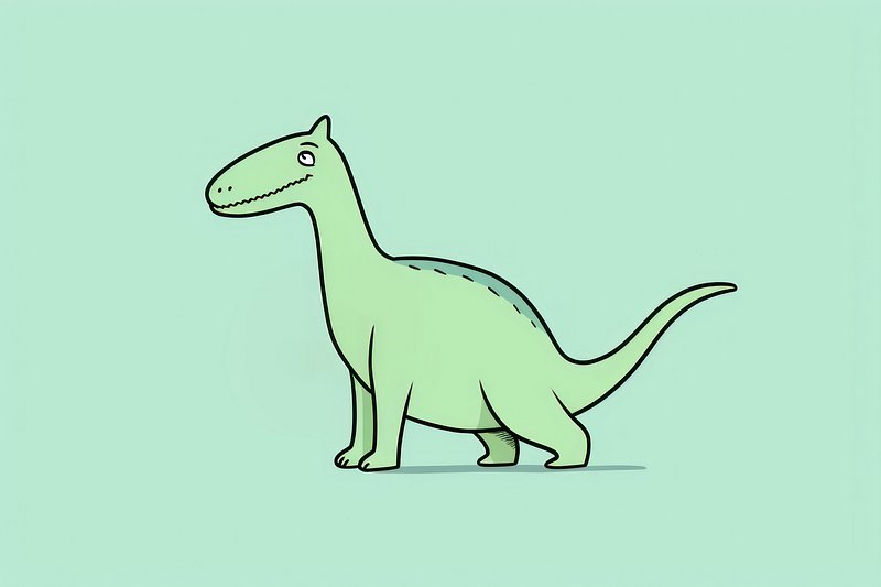 Dinosaur cartoon animal kangaroo. AI | Free Photo Illustration - rawpixel
