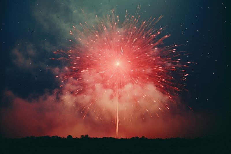 Firework fireworks outdoors nature. AI | Free Photo - rawpixel