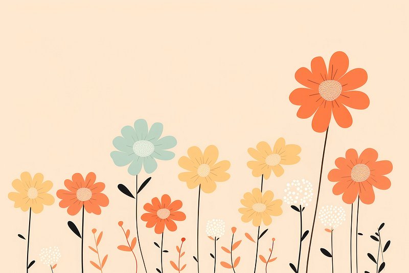 Cute wallpaper flower pattern plant. | Premium Photo Illustration ...