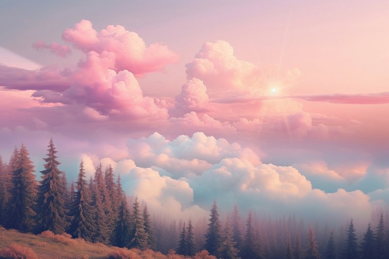 Forest cloud sky backgrounds. | Premium Photo - rawpixel