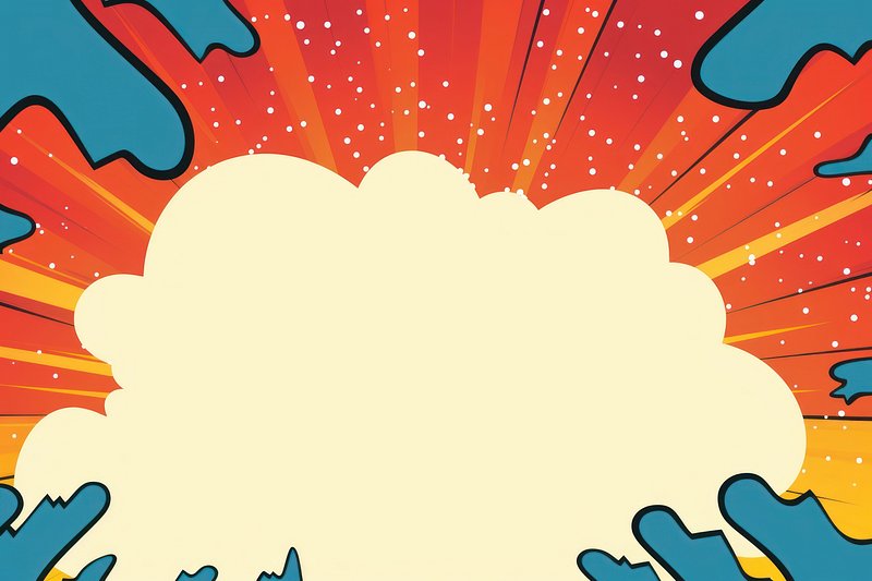 Comic style backgrounds abstract sky. | Free Photo Illustration - rawpixel