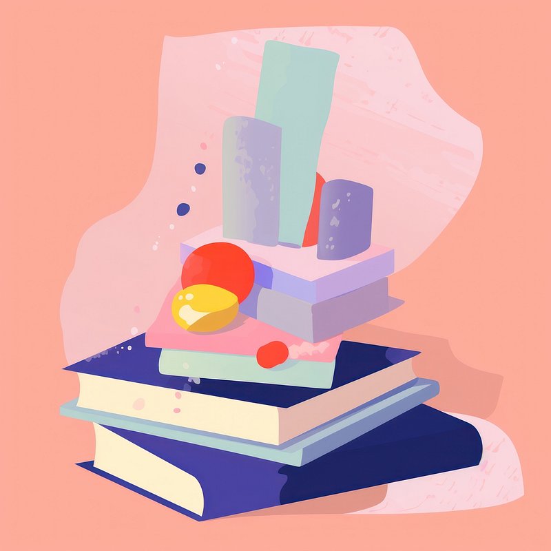 Book stack art publication cartoon. | Premium Photo Illustration - rawpixel