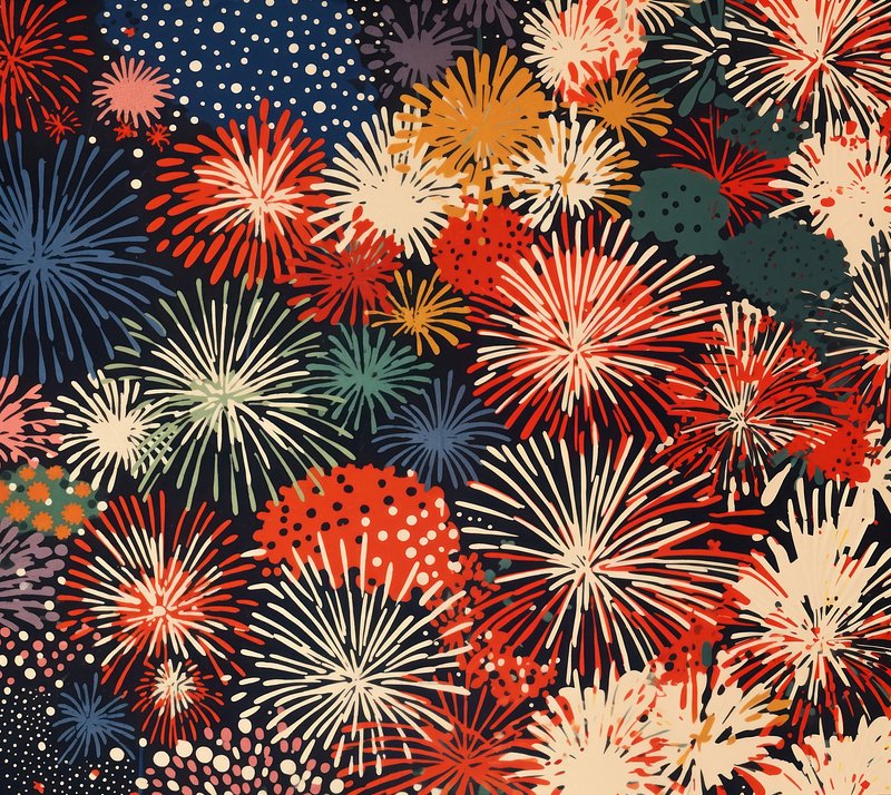 Colorful fireworks pattern art backgrounds | Free Photo Illustration ...
