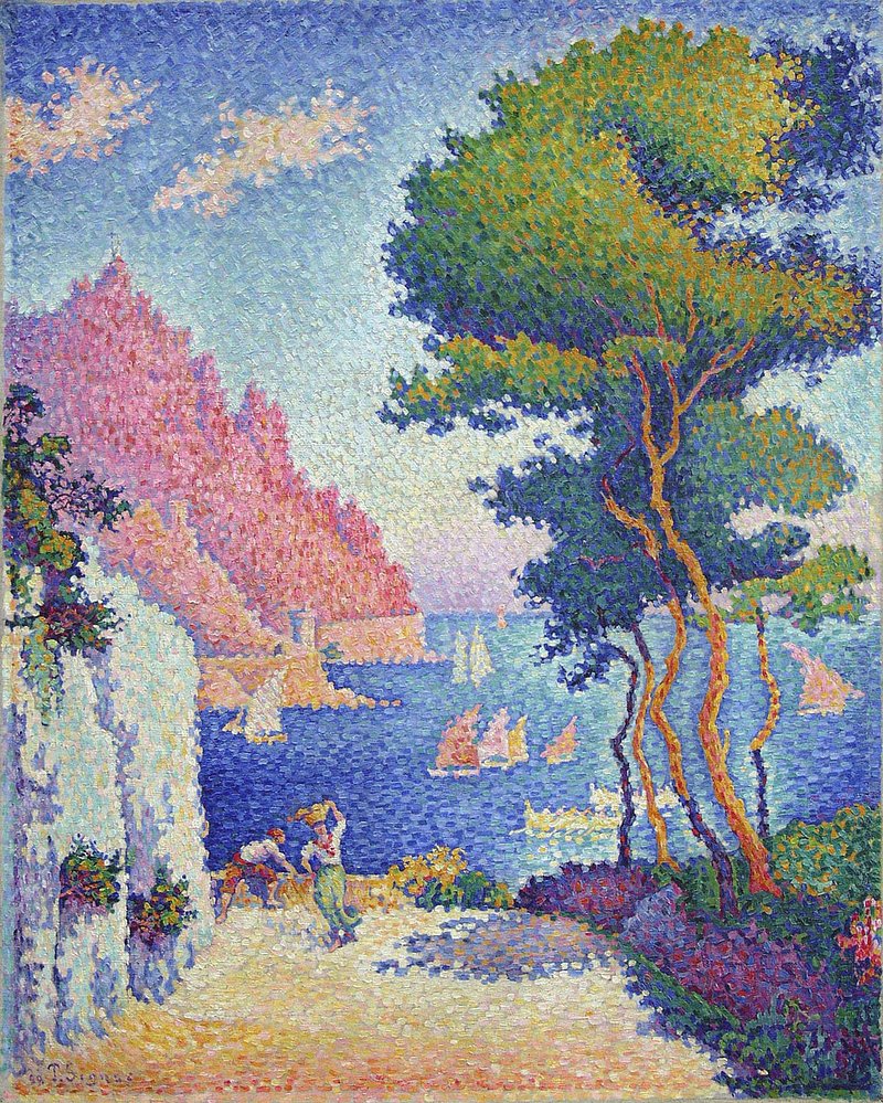 Paul Signac | Pointillism landscape CC0 paintings - rawpixel