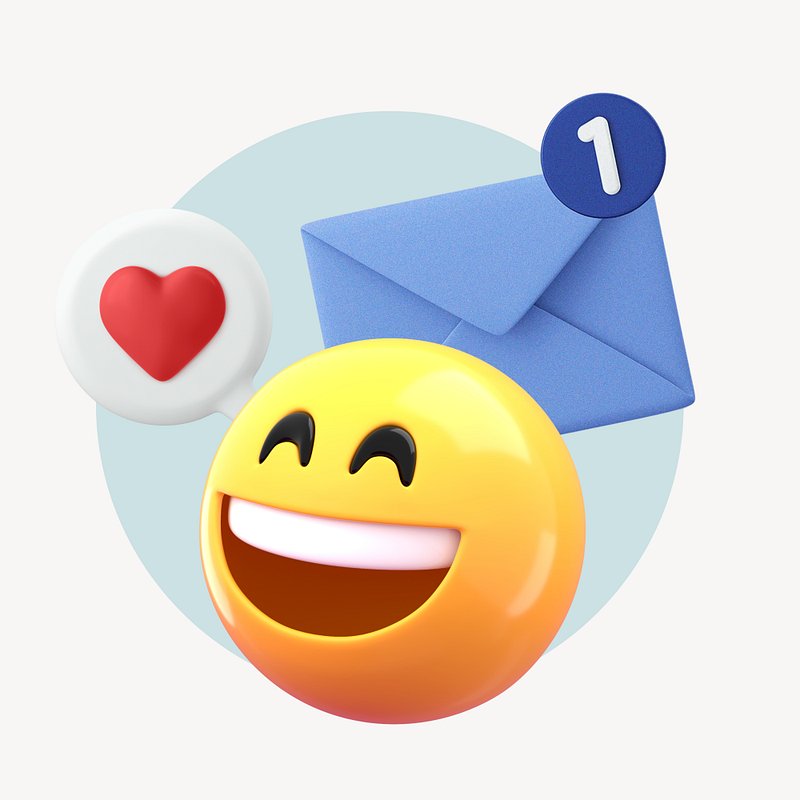 Notification 3D emoticon illustration graphic | Premium Photo - rawpixel