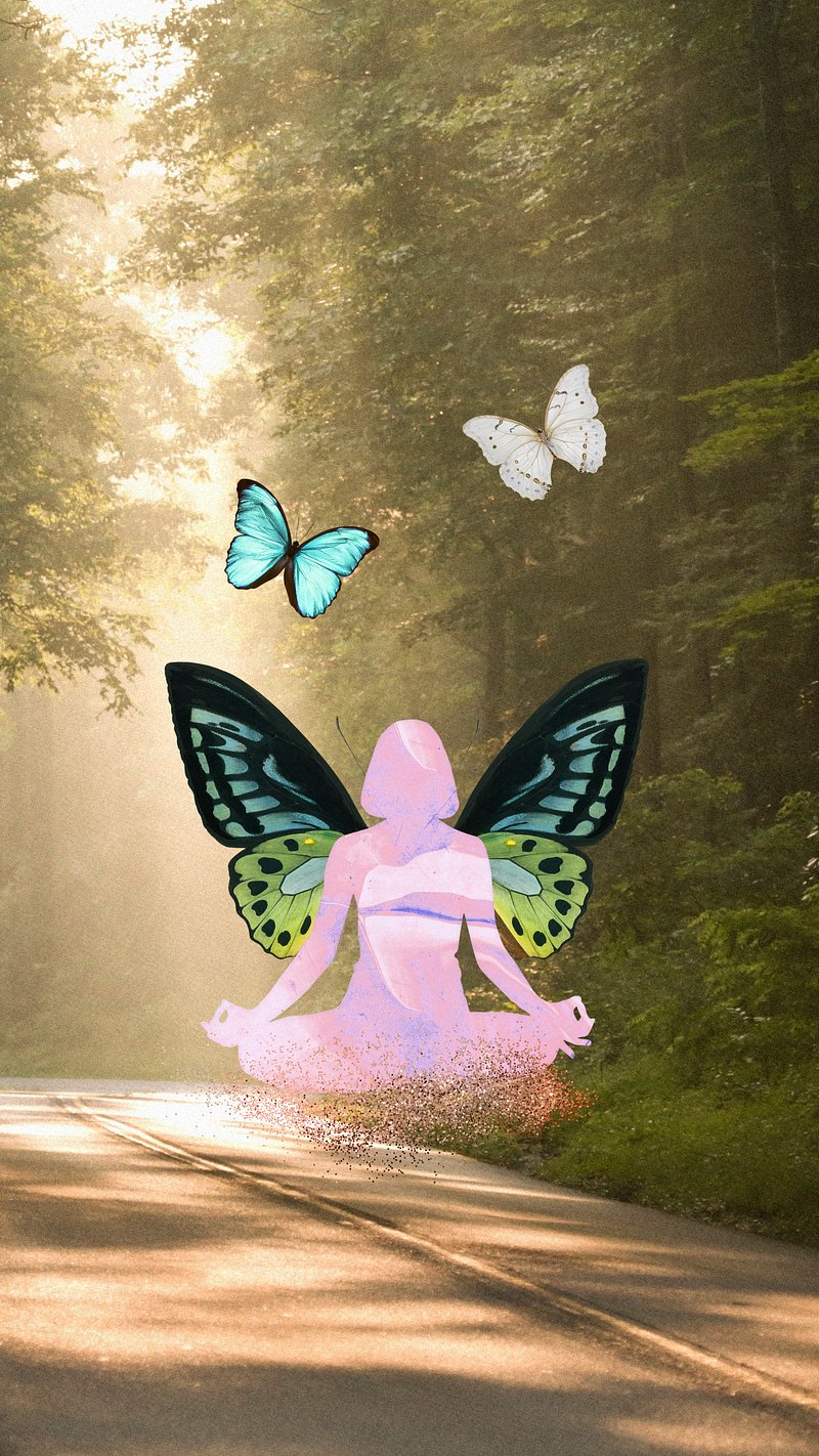 Mindfulness aesthetic iPhone wallpaper | Premium Photo Illustration ...