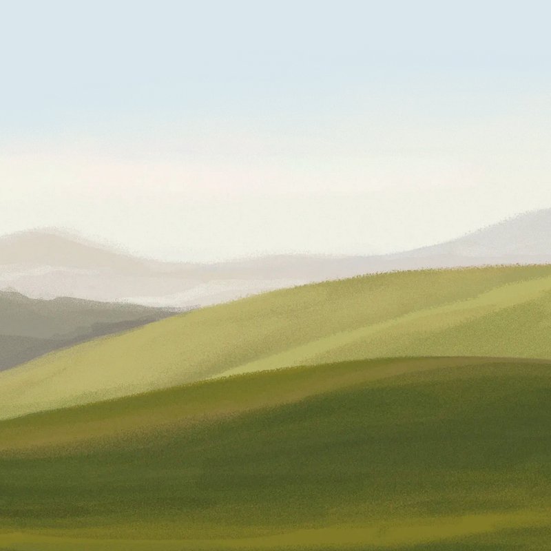 Green hills background, nature landscape | Premium Photo Illustration ...