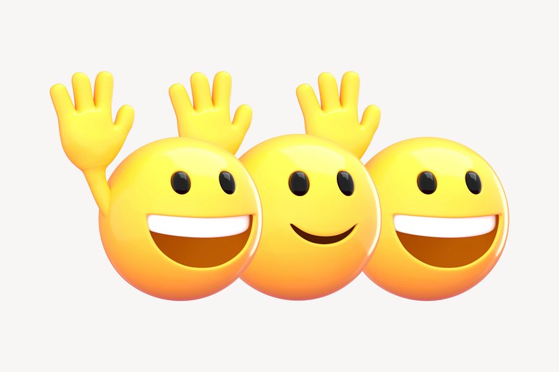 Greeting emoji, 3D emoticon illustration | Premium Photo - rawpixel