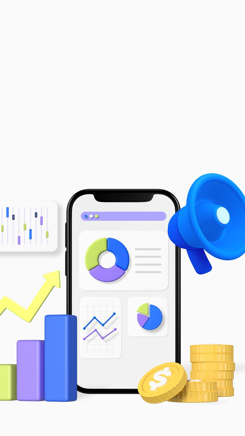 Stock market 3D iPhone wallpaper | Premium Photo - rawpixel