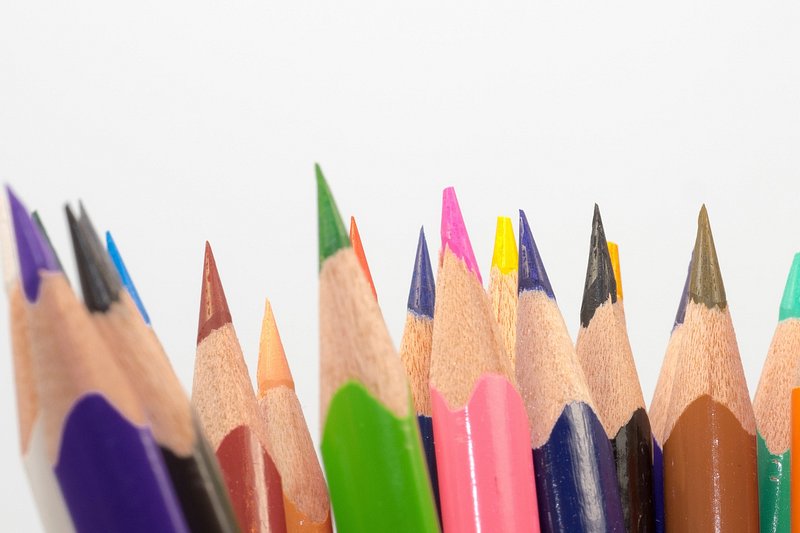 Free sharp colouring pencils image, | Free Photo - rawpixel