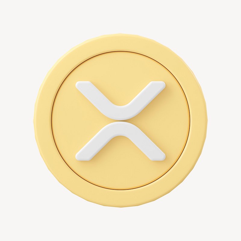 3D XRP blockchain cryptocurrency icon, | Free Photo Illustration - rawpixel
