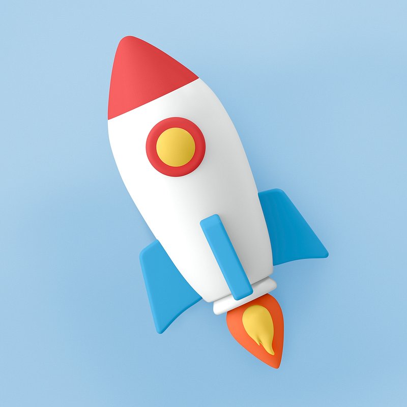 3D rocket clipart, business launch | Free Photo - rawpixel