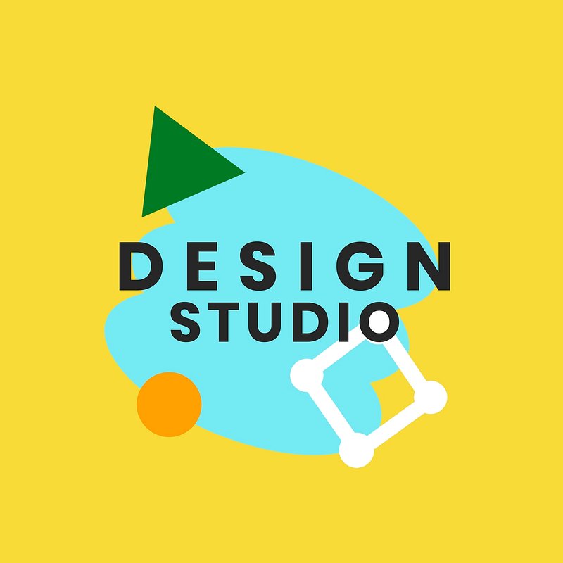 Design studio logo template, abstract | Premium PSD Template - rawpixel