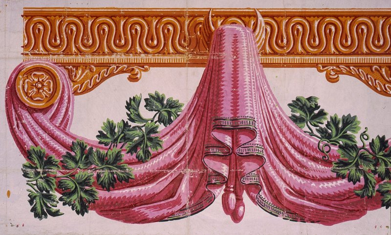 Wallpaper design accompanied printed label | Free Photo - rawpixel