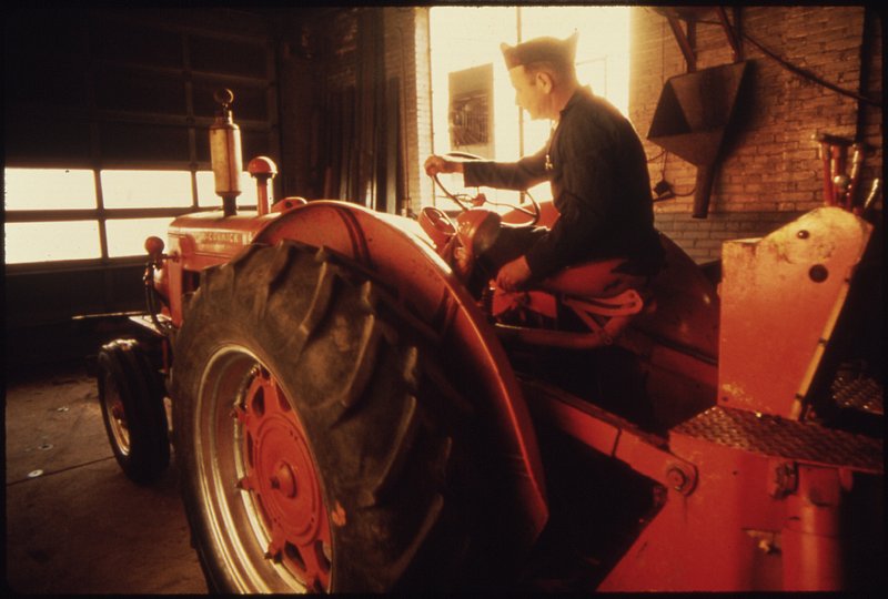 Wallace "Whitey" Wolf at Work | Free Photo - rawpixel