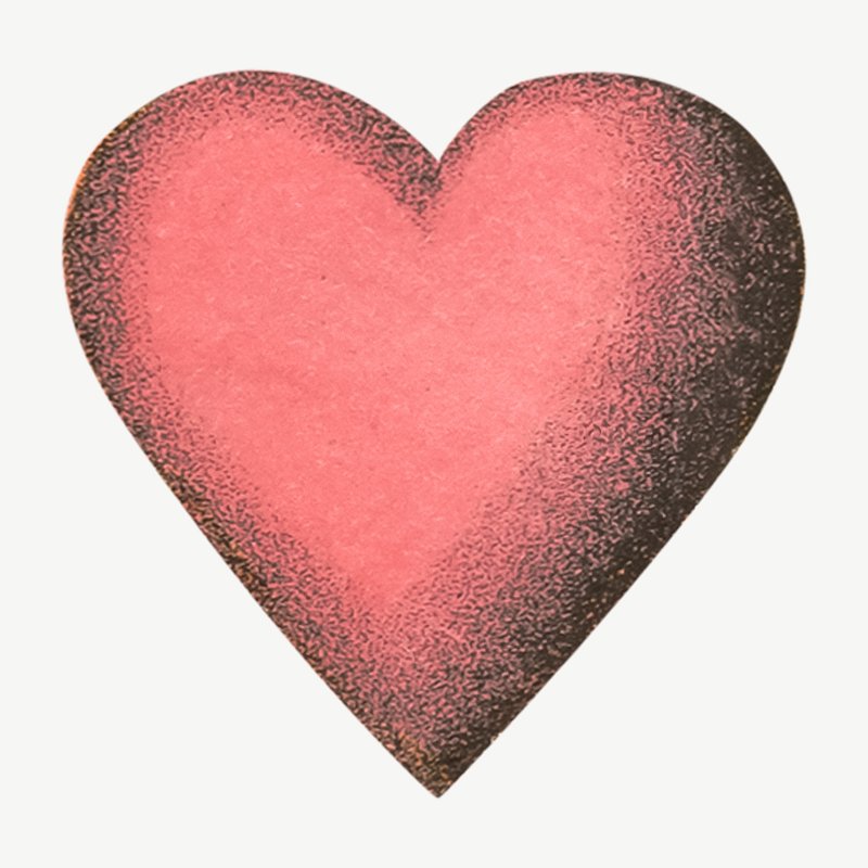 Heart shape, vintage illustration psd. | Premium PSD - rawpixel