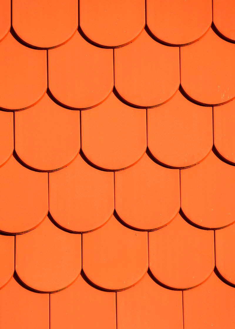 Roof pattern background, orange design | Free Photo - rawpixel