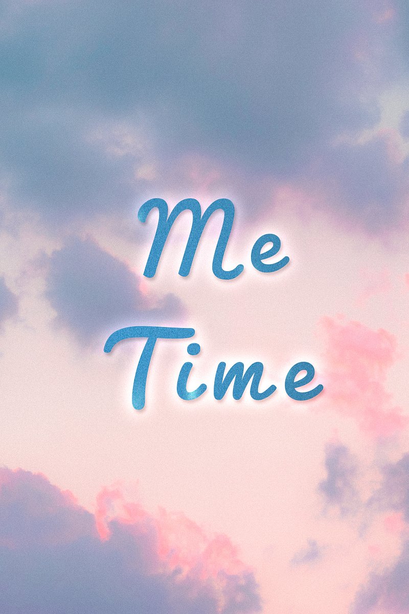 Me time neon glow typography | Free Photo - rawpixel
