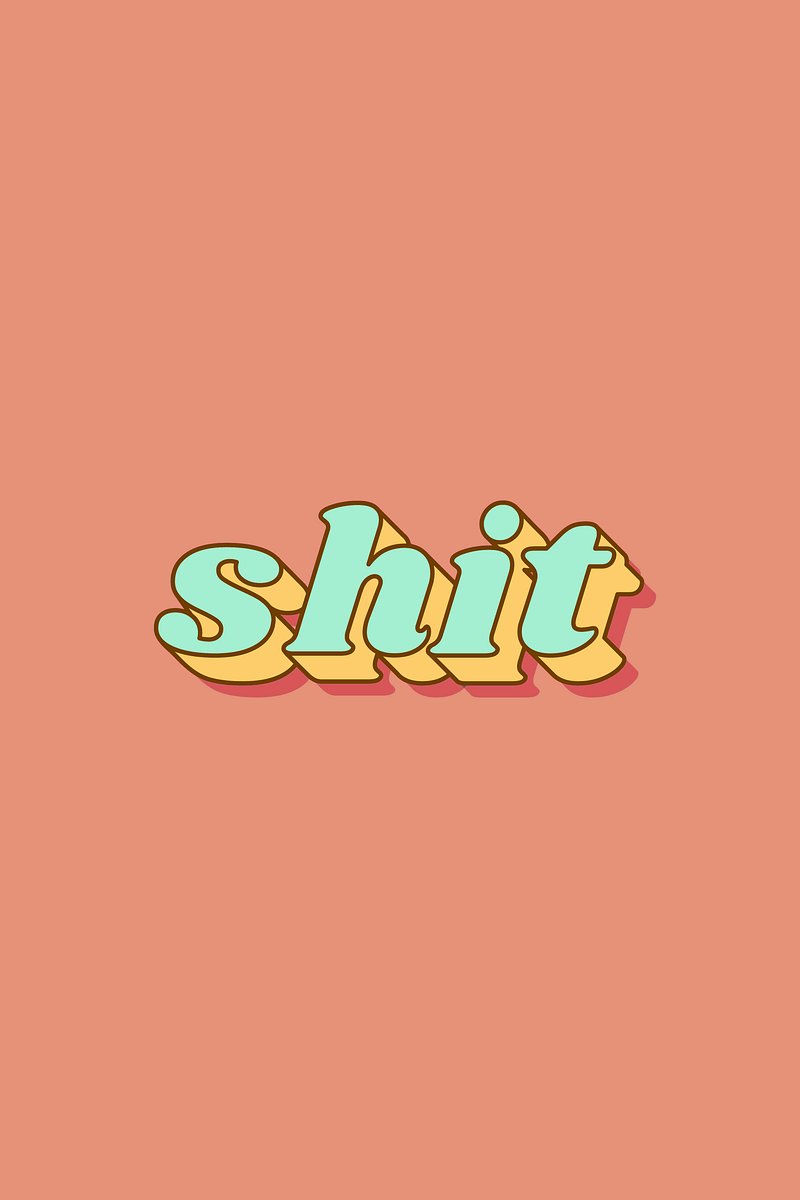 Shit word retro 3D effect | Free Photo - rawpixel