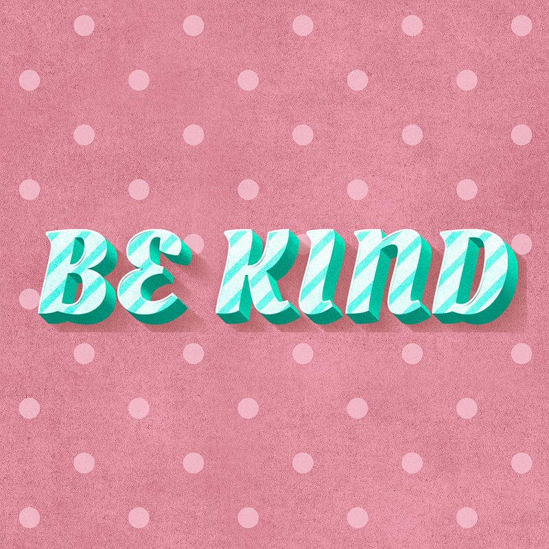 Be kind word candy cane | Free Photo - rawpixel