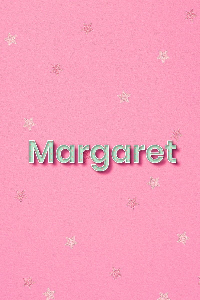Margaret polka dot typography word | Free Photo - rawpixel
