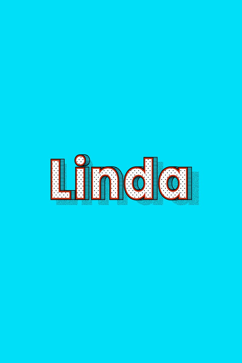 Female name Linda typography text | Premium Photo - rawpixel