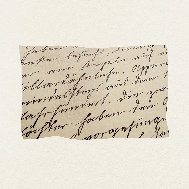 Ripped vintage paper with scribble | Premium PSD - rawpixel