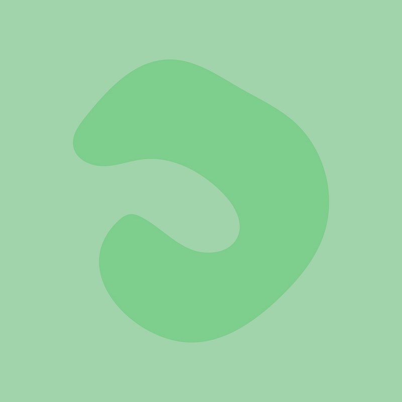 Green irregular shape sticker, abstract | Premium Vector - rawpixel