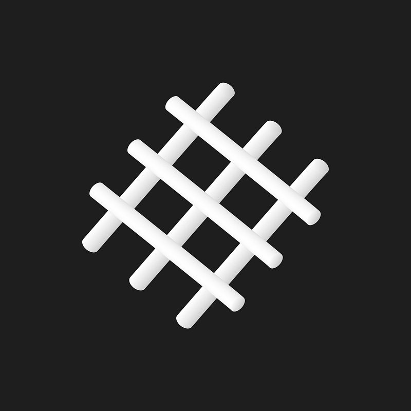 3D render grid shape, collage | Premium PSD - rawpixel