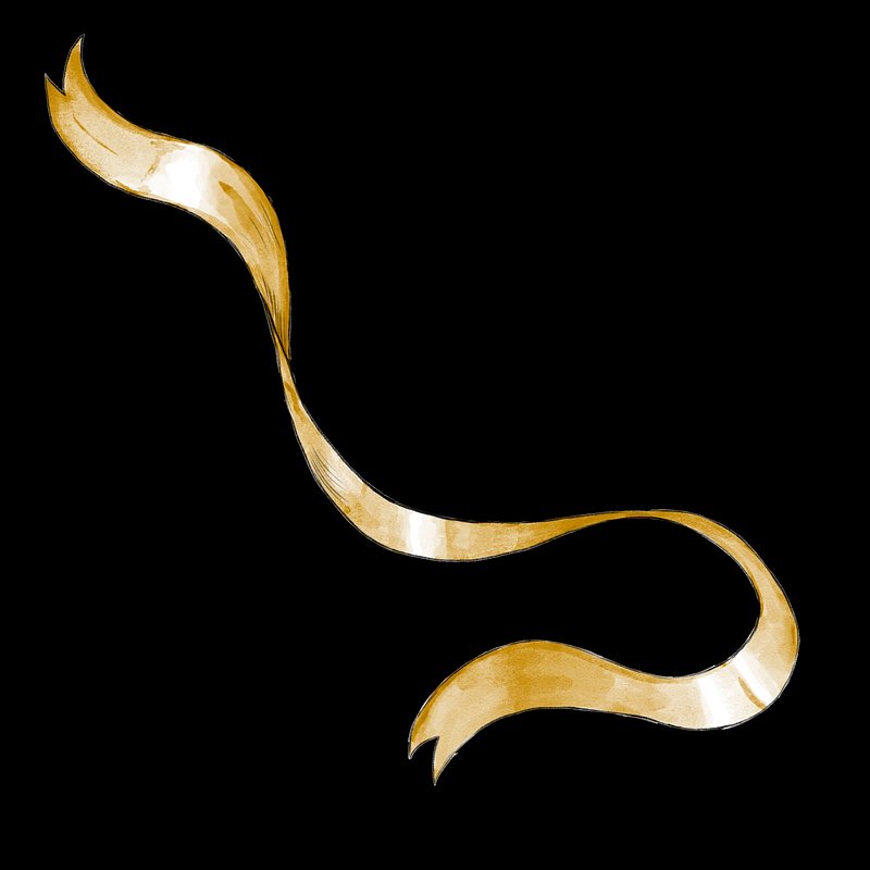 Festive gold ribbon psd hand | Premium PSD - rawpixel