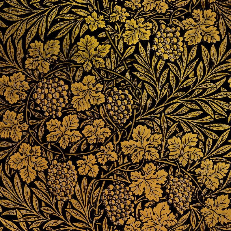 Luxury botanical pattern remix from artwork | Premium Photo - rawpixel
