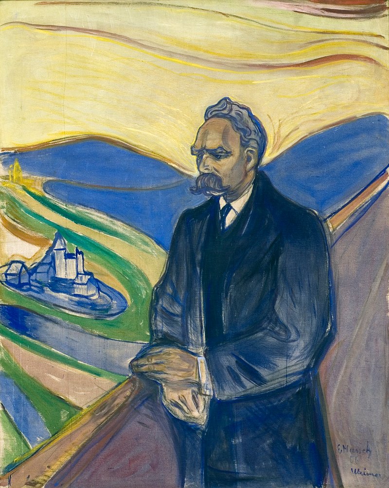 Edvard Munch's Friedrich Nietzsche (1906) | Free Photo Illustration ...