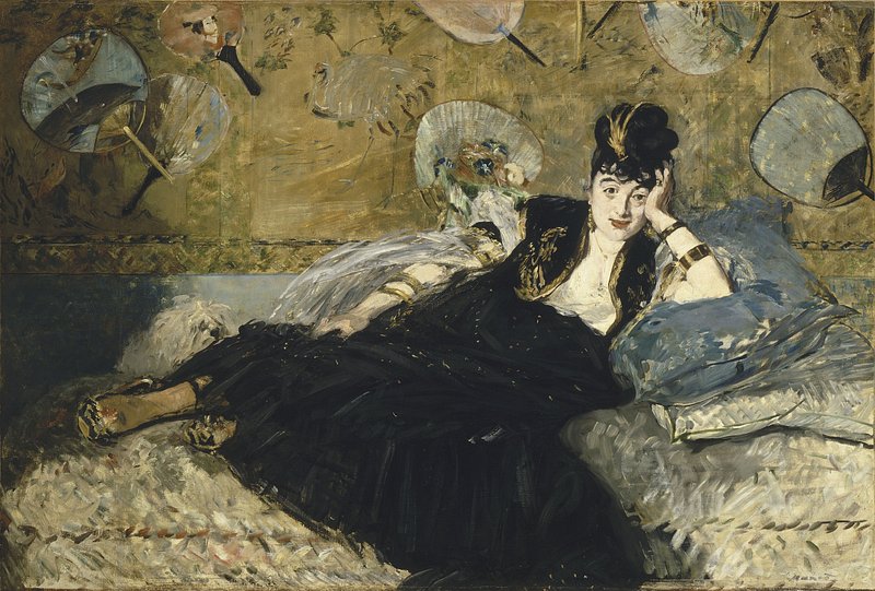Lady Fans (1873) Edouard Manet. | Free Photo Illustration - rawpixel
