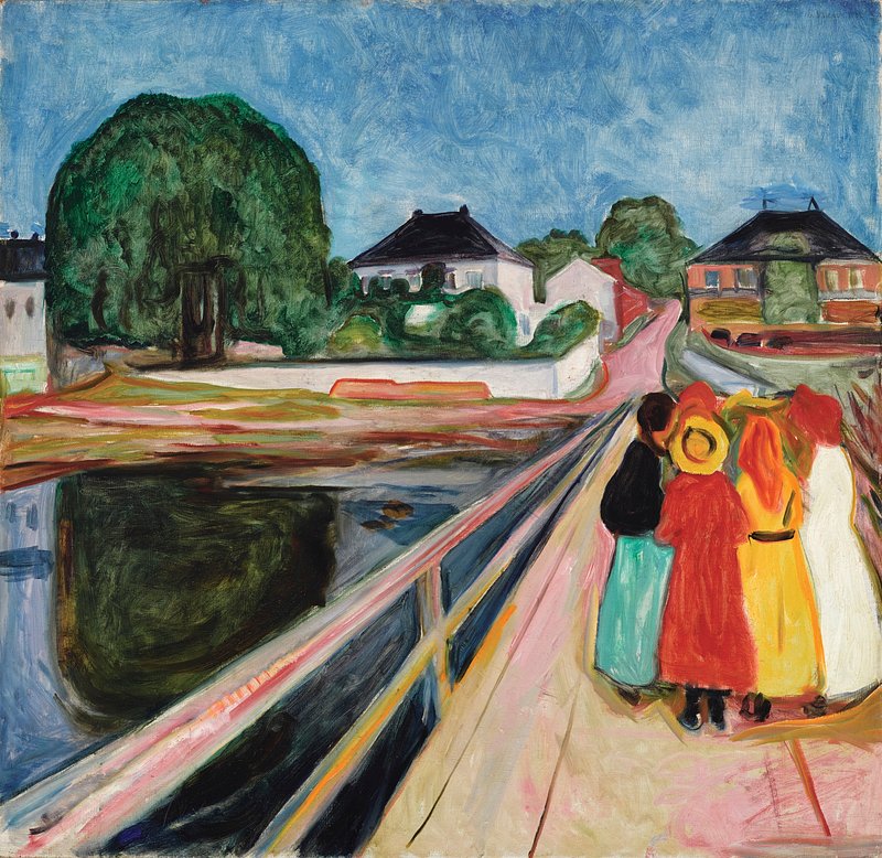 Edvard Munch | Expressionism paintings CC0 art | Melancholy & Starry ...