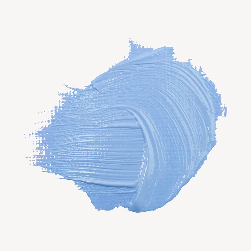 Blue paint smear textured vector | Free Vector - rawpixel