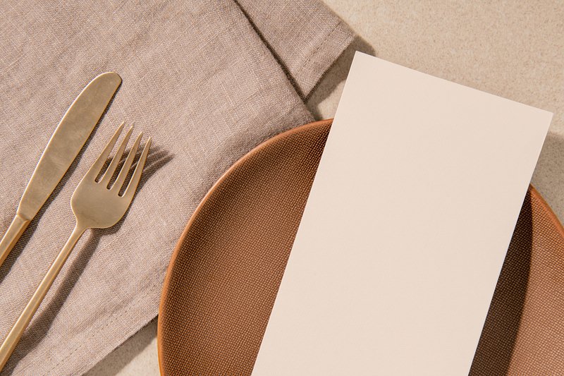 Beige menu card, restaurant business | Free Photo - rawpixel
